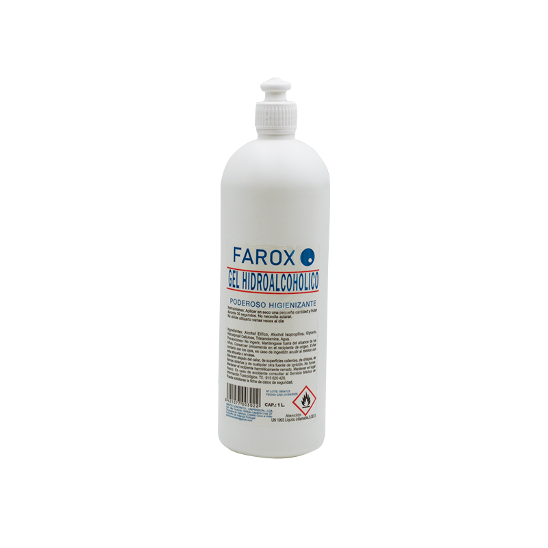 GEL HIDROALCOHOLICO FAROX - 1L